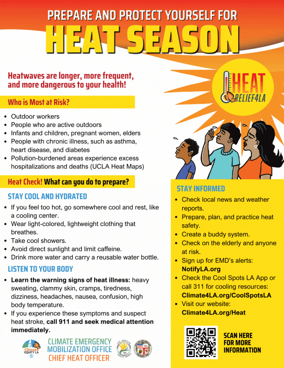Heat Relief Flyers – 8.5 × 11 in | Climate Emergency Mobilization Office
